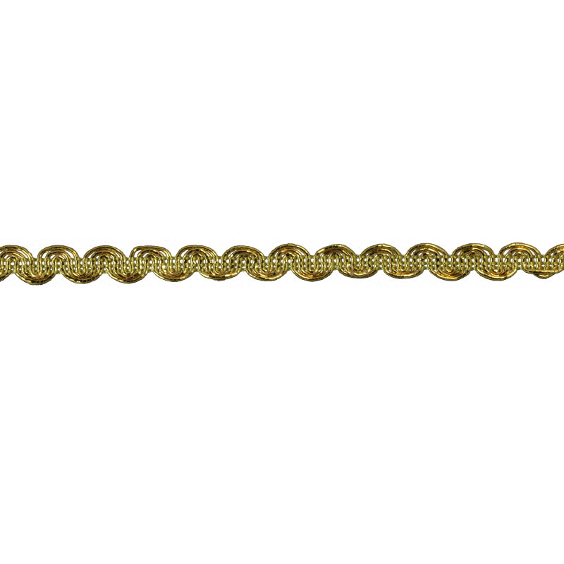 3/8 Inch Gold S Metallic Gimp Trimming | Decorative Trimmings LLC