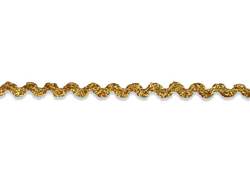 Gold 1/8 Inch Rick Rack | Decorative Trimmings LLC