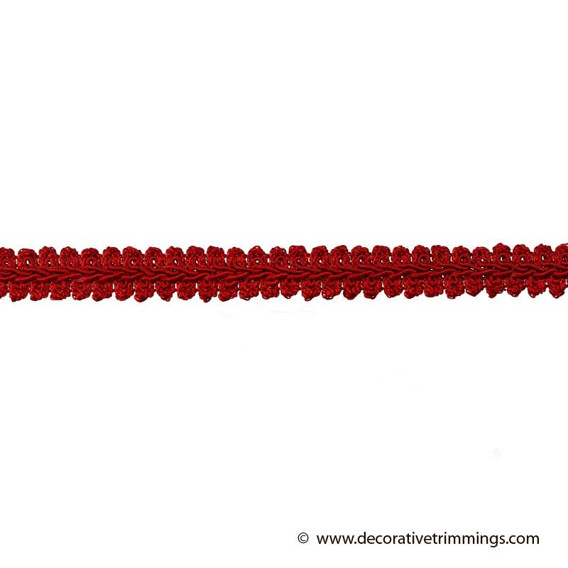 Red 1/2 Inch "Chinese Braid" | Decorative Trimmings LLC