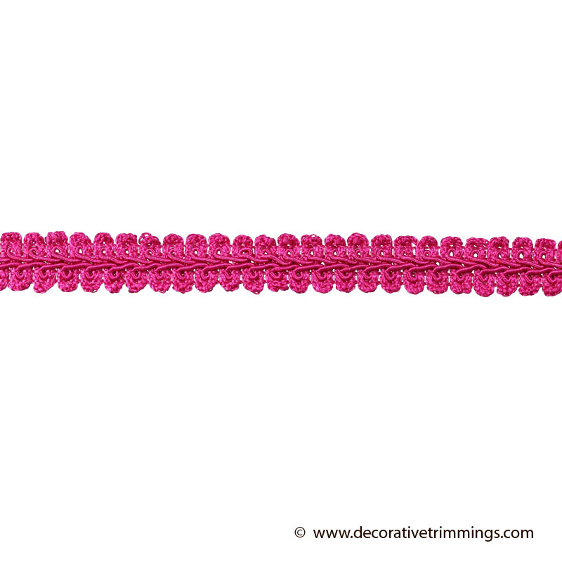 Fuchsia 1/2 Inch "Chinese Braid" | Decorative Trimmings LLC