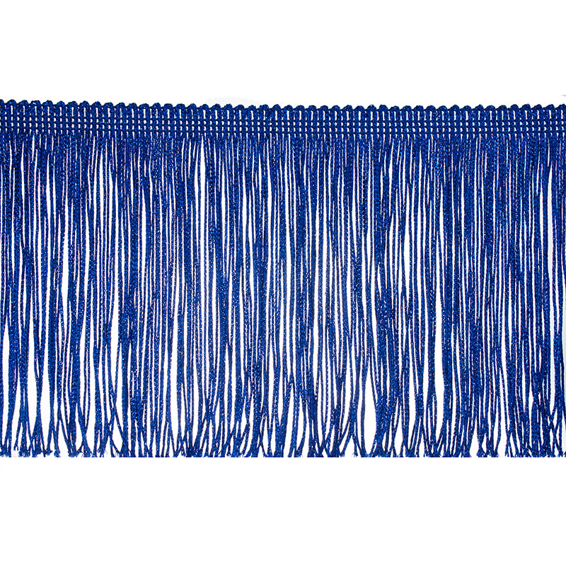 6 Inch Royal Glimmer Chainette Fringe | Decorative Trimmings LLC