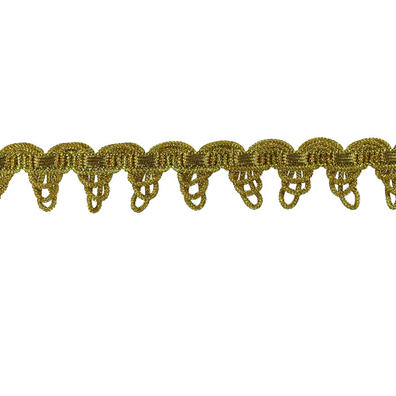 Metallic Gold Knitted Loop | Decorative Trimmings LLC