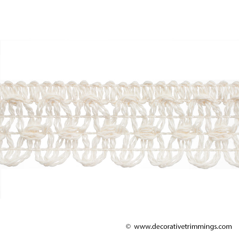 1 Inch Cotton Doubleloop Trim | Decorative Trimmings LLC