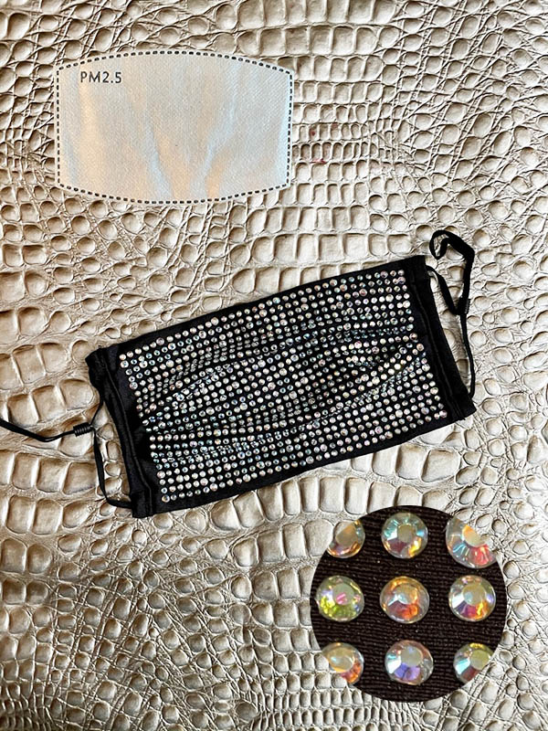 Black Rhinestone Mask | Decorative Trimmings LLC