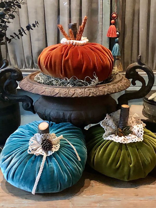Velvet Pumpkins | Decorative Trimmings LLC